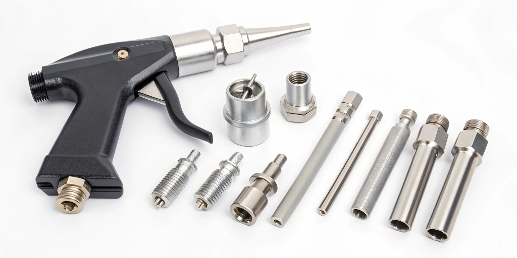 Options Available for Professional Powder Coating Gun Nozzles and Tips ...